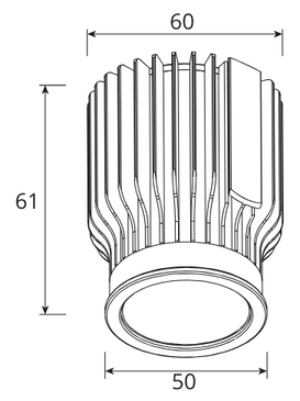 DLM Modular LED Downlight Series - 18W Square Gimbal 95-100mm ...