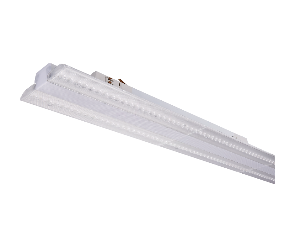 TR Series LED Linear Tracklights Double Tilt - 60W 1500mm White ...