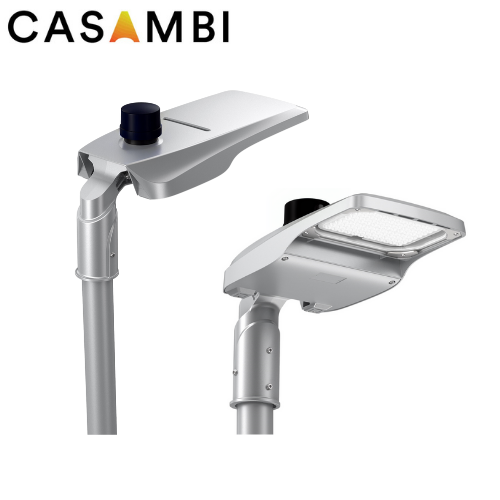 PathPro Casambi LED Streetlight - 30W Silver– Integrated Power