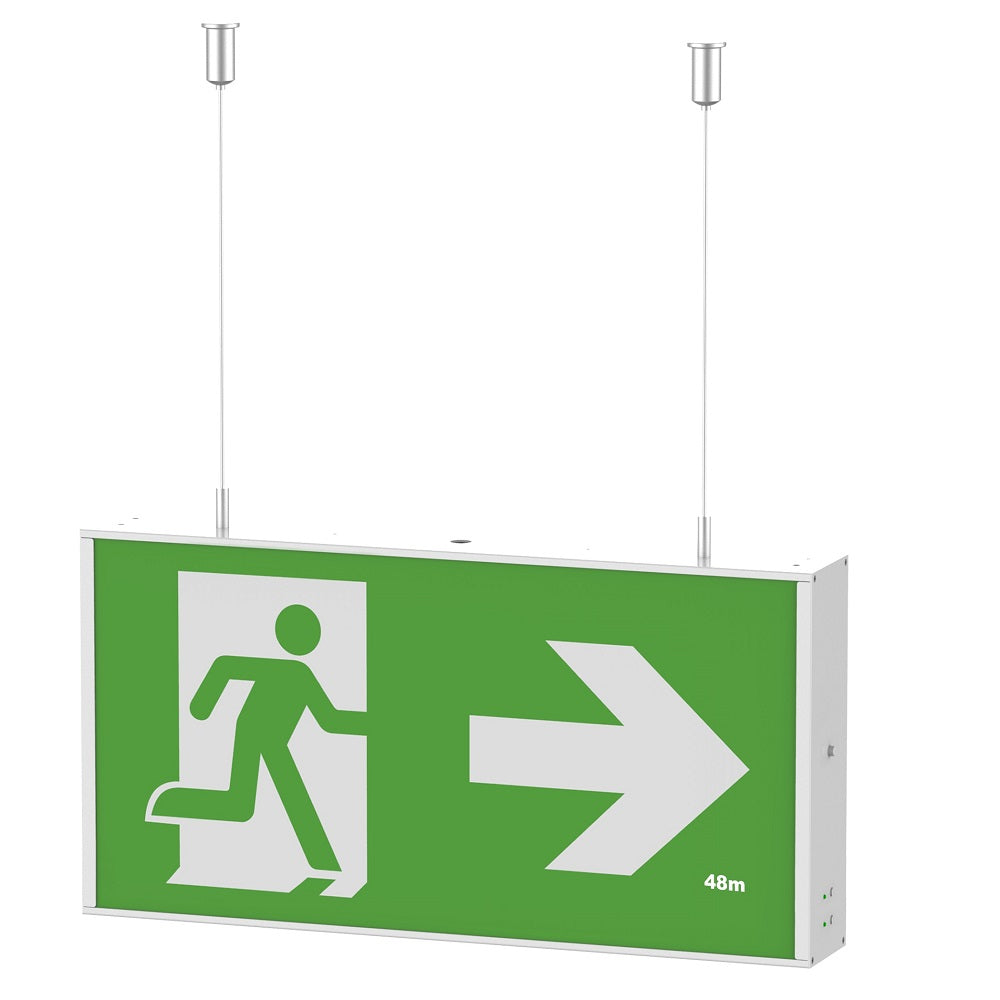 EL Series Jumbo LED Exit Light 48M - 5W– Integrated Power