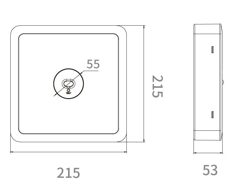 EM Series Emergency LED Spitfire Surface Mount - 3W– Integrated Power