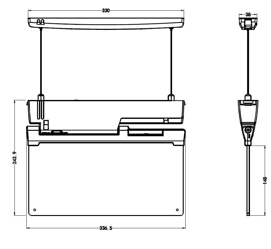 EB Series LED Exit Blade - Suspension Mounting Kit– Integrated Power